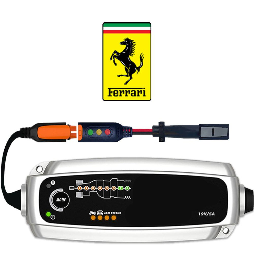 FERRARI Battery Charger with CTEK Connector – CTEK Adapter™ – LuxAdapters™