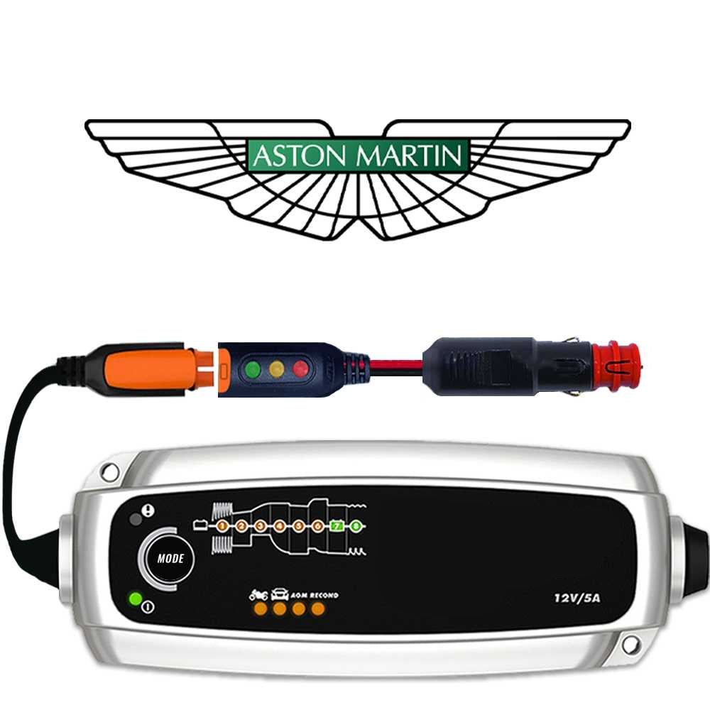 ASTON MARTIN Trickle Charger with CTEK Connector – CTEK Adapter ...